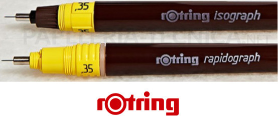 Rotring rapidograph y Rotring isograph: ¿en qué se diferencian?